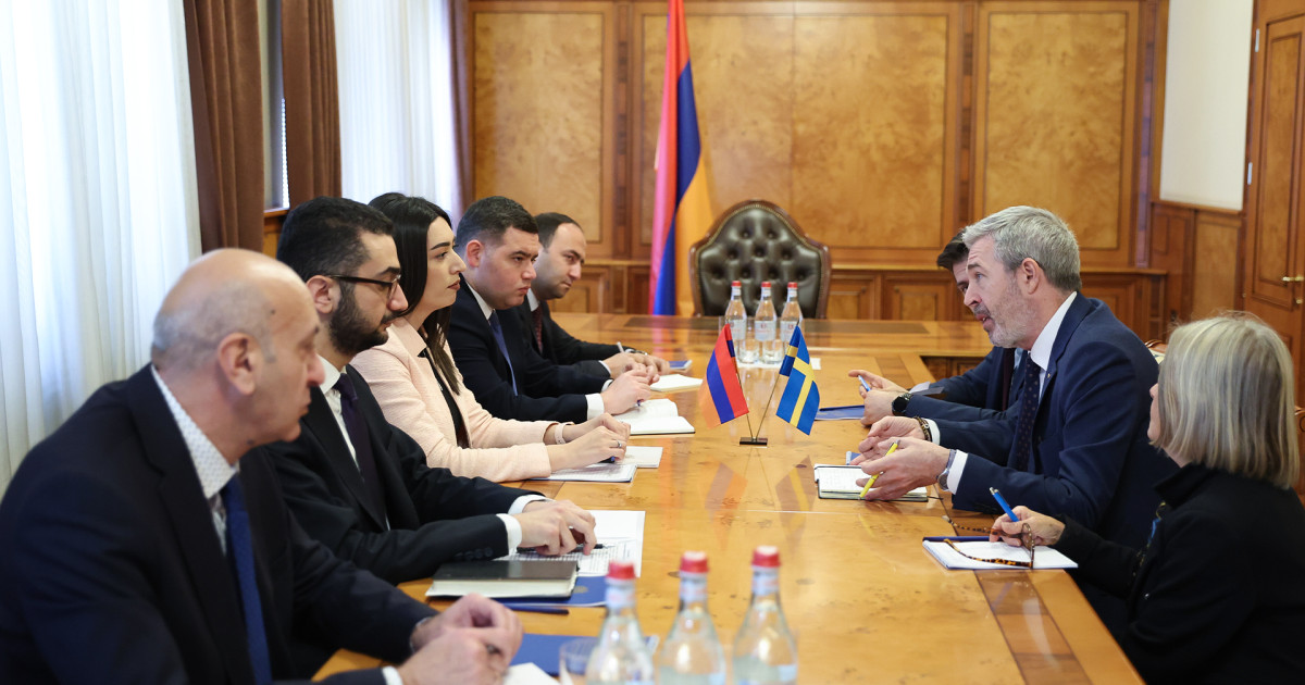 The Minister of Internal Affairs discussed the results of RA-Sweden ...