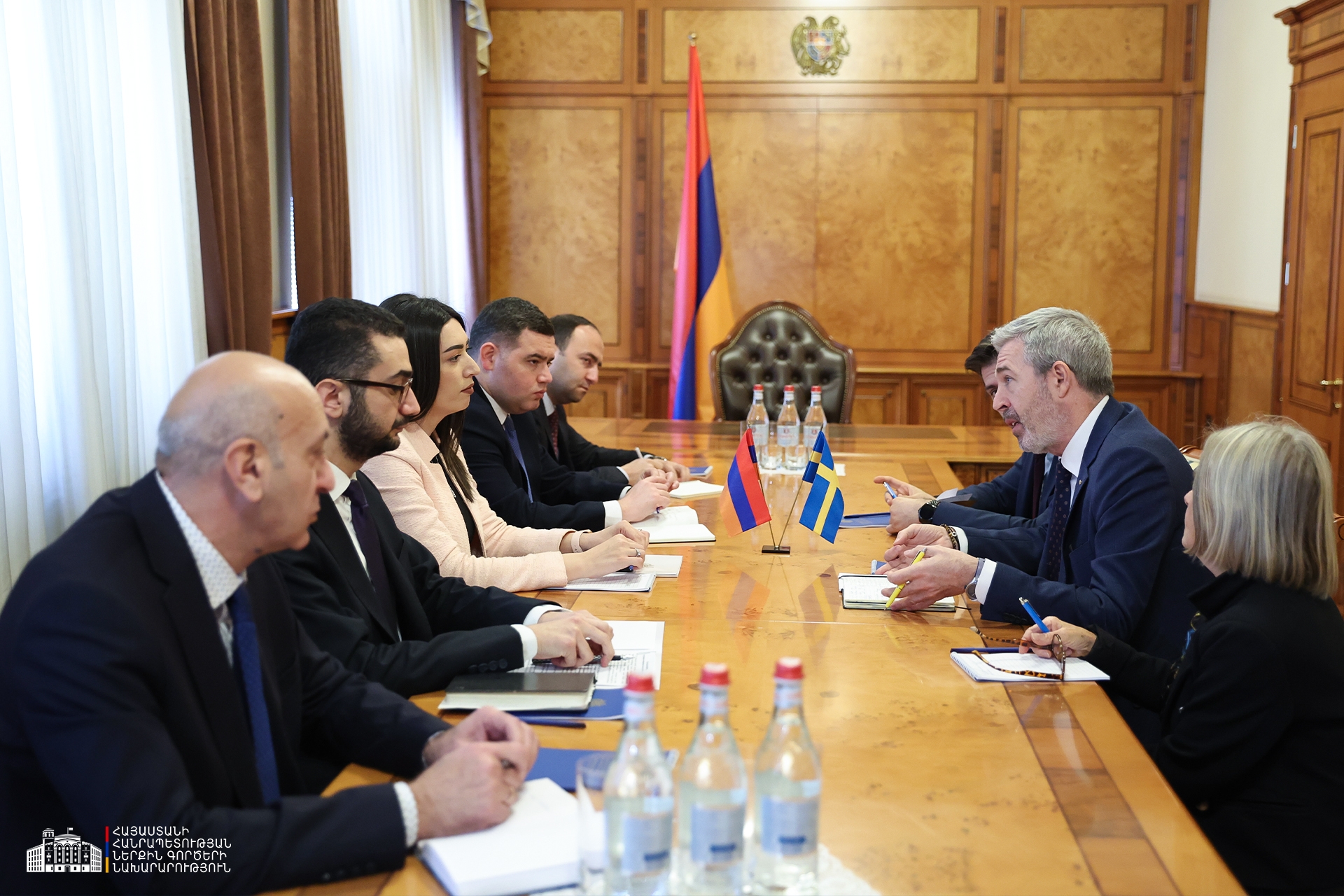 The Minister of Internal Affairs discussed the results of RA-Sweden ...