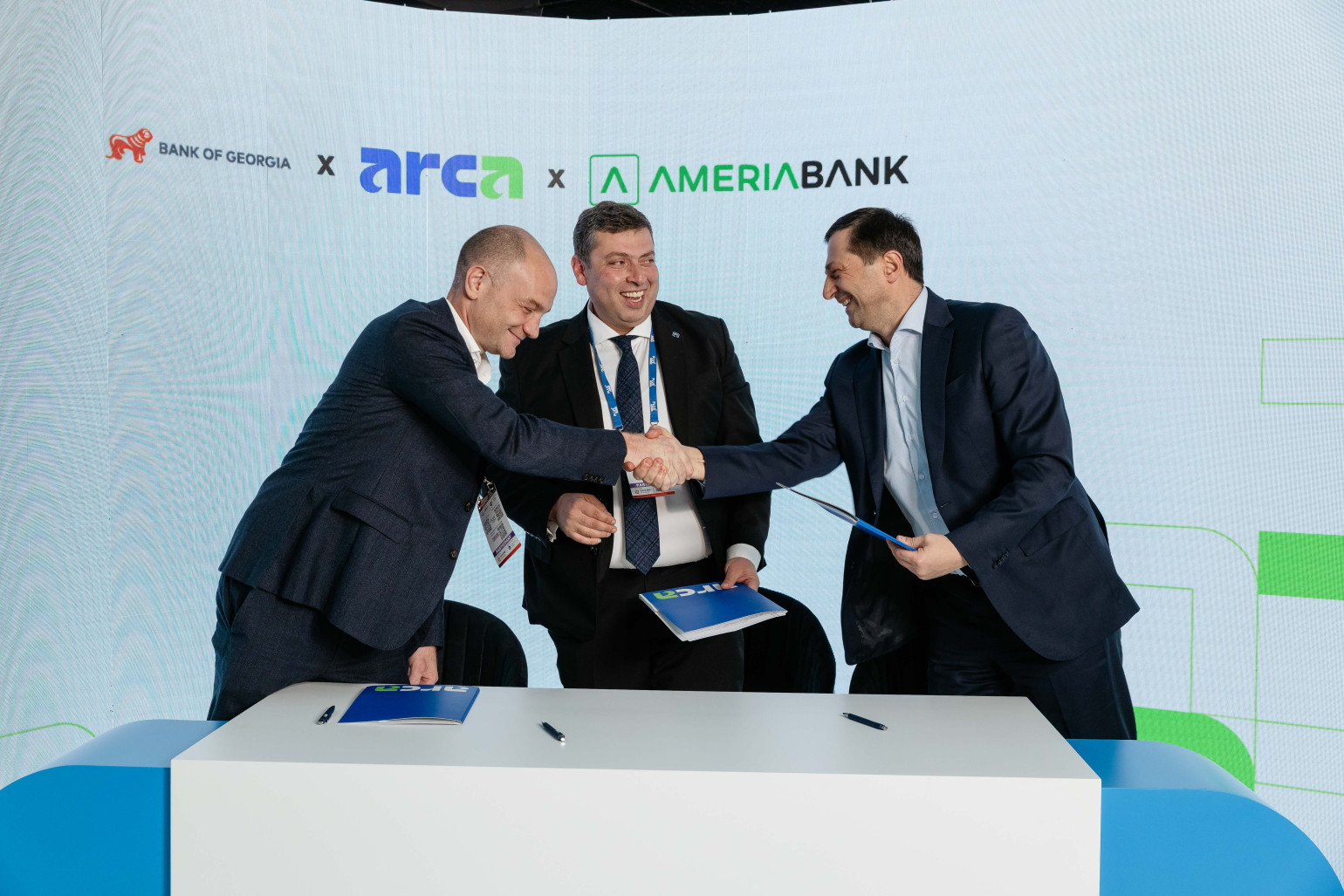 Arca National Payment System, Bank of Georgia and Ameriabank Signed a ...