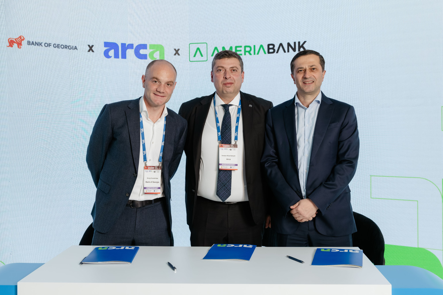 Arca National Payment System, Bank of Georgia and Ameriabank Signed a ...