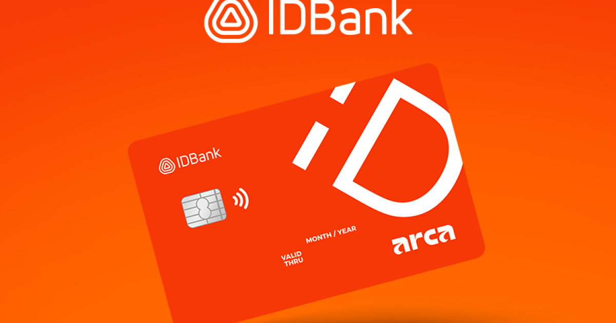Order an IDBank Arca Classic card and enjoy up to 2% cashback