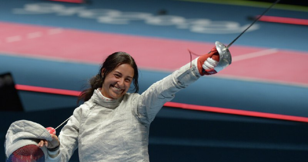 Yana Yegoryan is a three-time world fencing champion