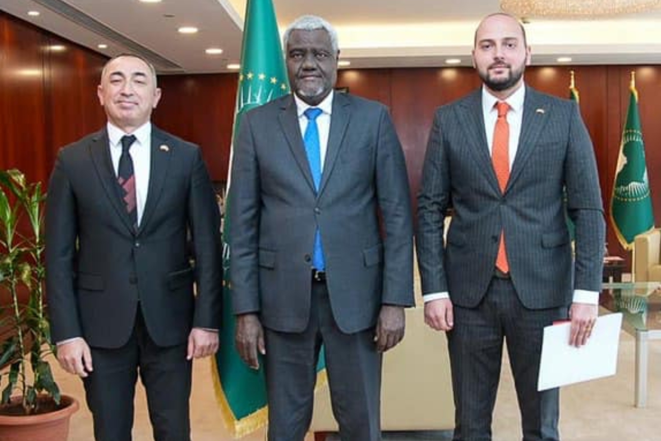 Ambassador Sargsyan and the Chairman of the AU Commission discussed the ...