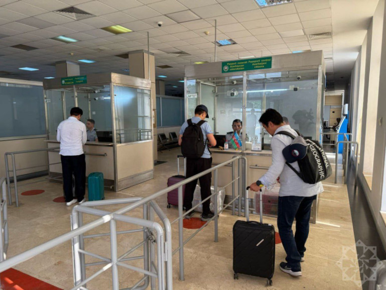 The border Astara checkpoint with Azerbaijan and Iran opened last night ...